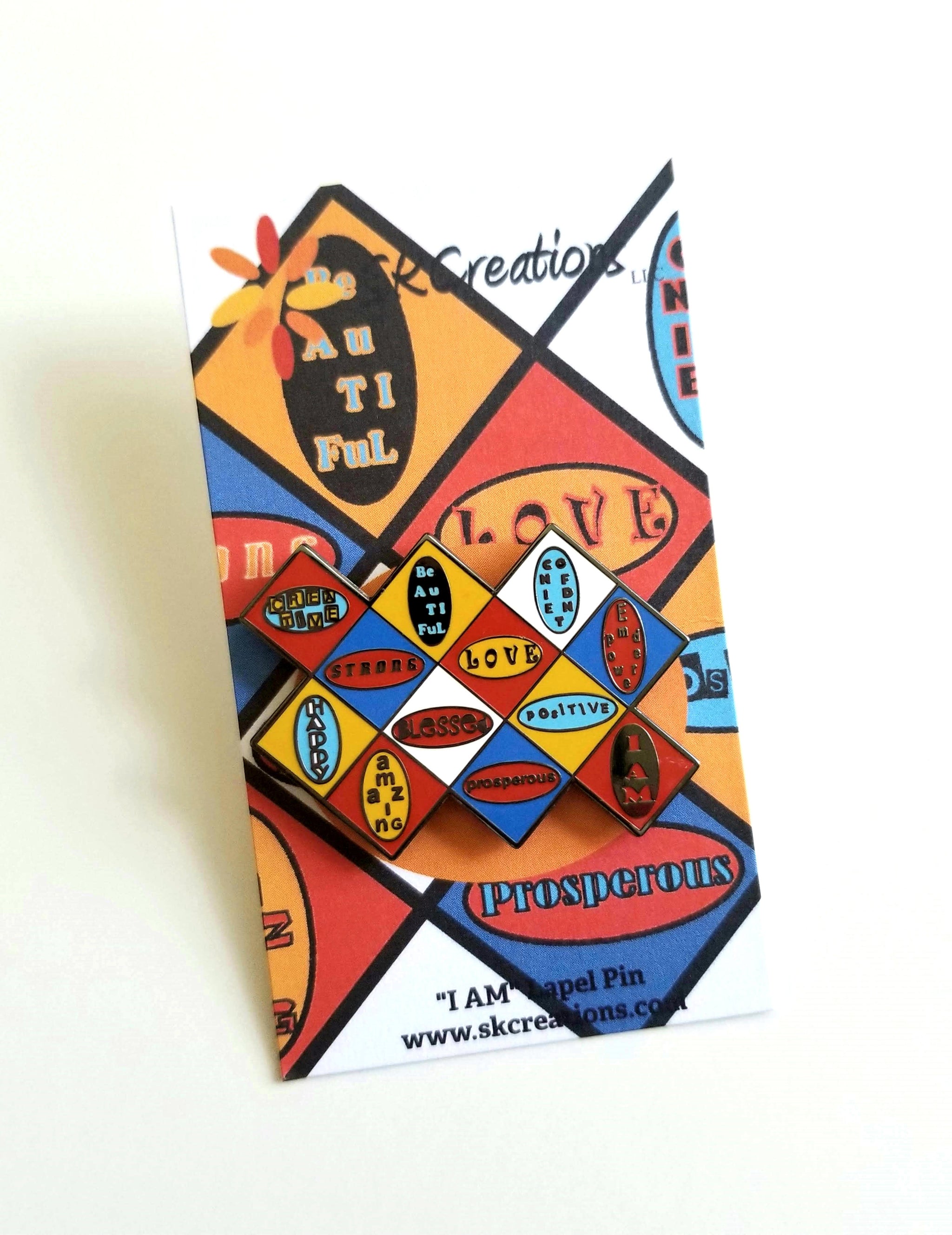 "I AM" © Lapel Pin – SKCreations, LLC