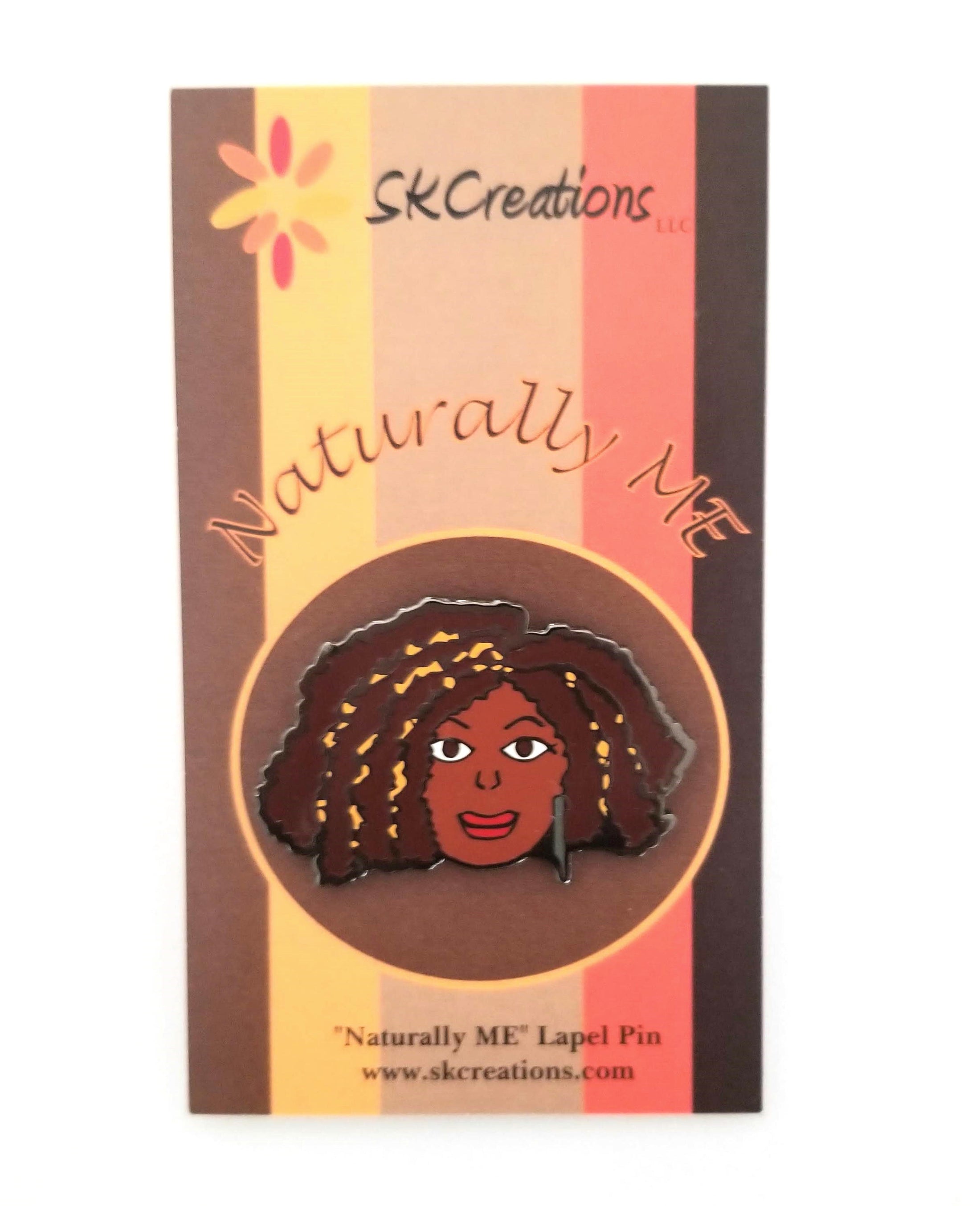 Naturally ME 1 © Lapel Pin – SKCreations, LLC